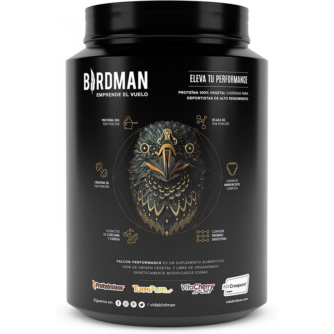 Birdman Falcon Performance 30g Proteina y 3g Creatina por porción Sabor ...