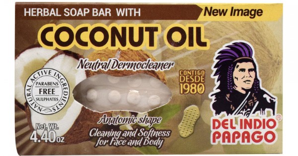 Jabón de Coco 125g | Del Indio Papago - Piel Suave y Fresca con ...